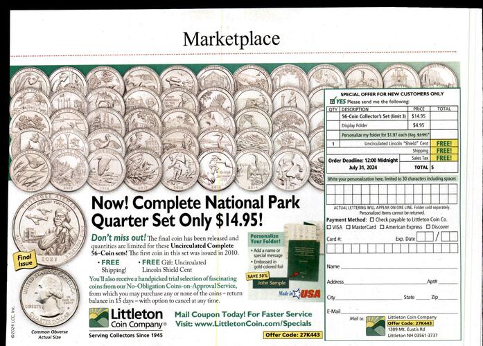 Littleton Coin | Advertising Profile | See Their Ad Spend! | MediaRadar