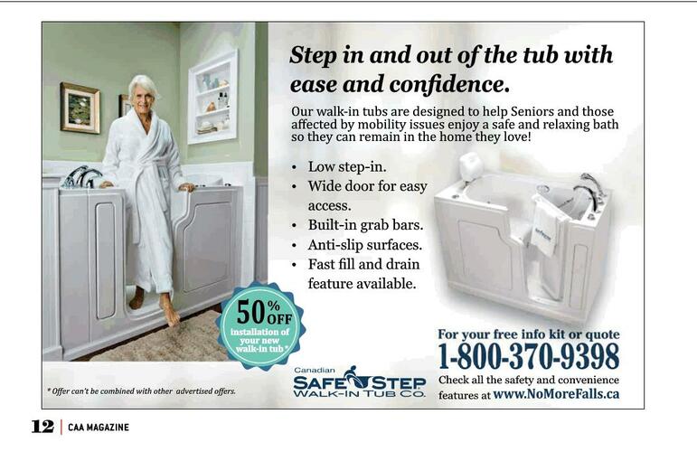 Canadian Safe Step Walk-In Tub | Advertising Profile | See Their Ad ...