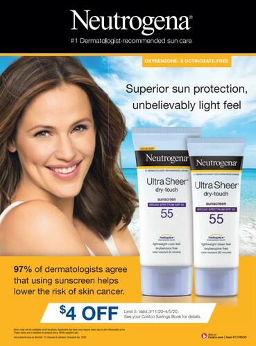 Neutrogena Ultra Sheer Collection | Advertising Profile | See Their Ad ...