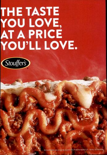 Stouffer's | Advertising Profile | See Their Ad Spend! | MediaRadar