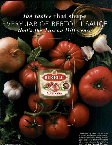 Bertolli Pasta Sauces | Advertising Profile | See Their Ad Spend ...