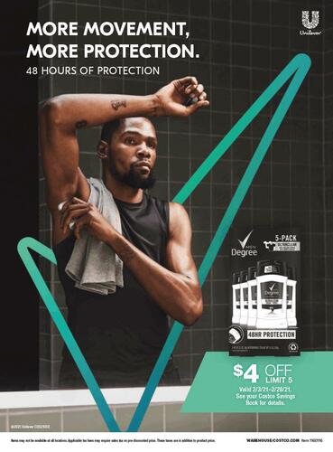 Degree Deodorant | Advertising Profile | See Their Ad Spend! | MediaRadar