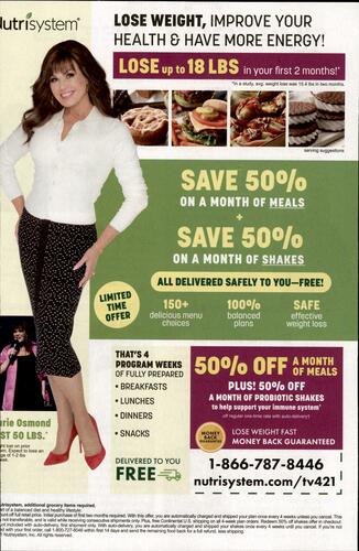 Nutrisystem | Advertising Profile | See Their Ad Spend! | MediaRadar