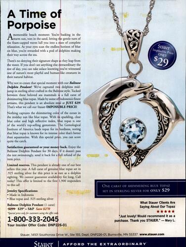 Nextten Stauer | Advertising Profile | See Their Ad Spend! | MediaRadar