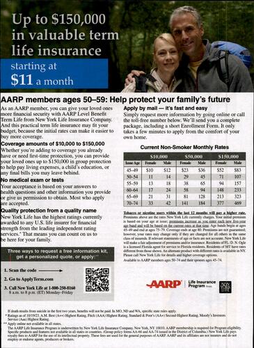 AARP Life Insurance Program | Advertising Profile | See Their Ad Spend ...