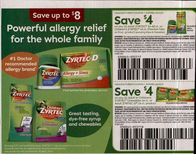 Zyrtec | Advertising Profile | See Their Ad Spend! | MediaRadar