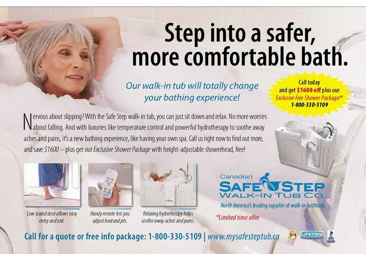 Canadian Safe Step Walk-In Tub | Advertising Profile | See Their Ad ...
