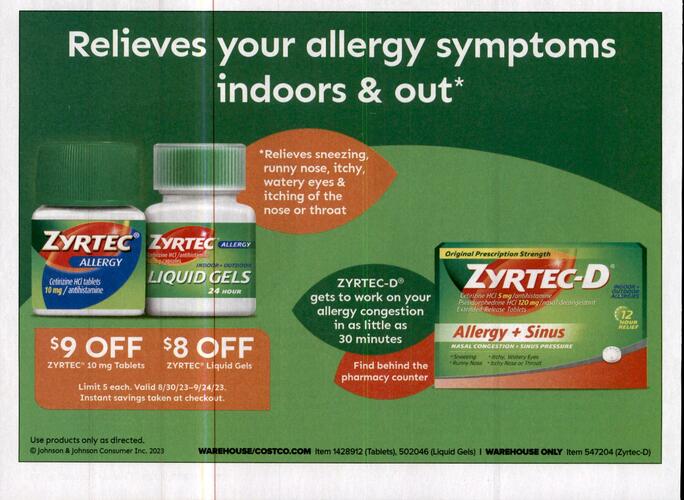 Zyrtec | Advertising Profile | See Their Ad Spend! | MediaRadar