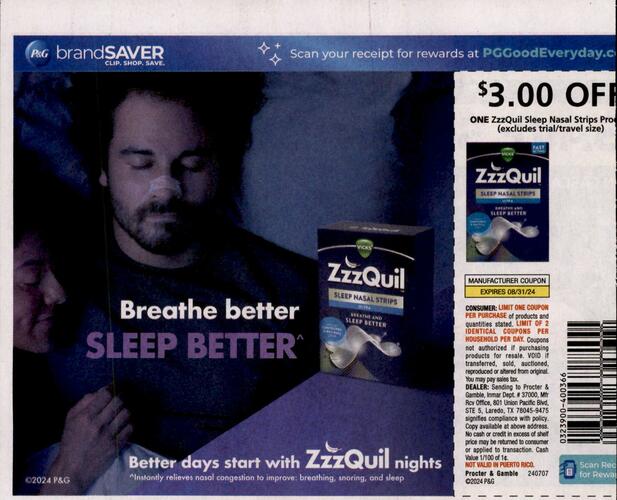 Zzzquil Magazine Ad