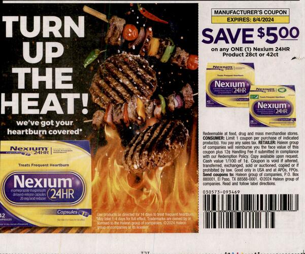 Nexium 24HR | Advertising Profile | See Their Ad Spend! | MediaRadar