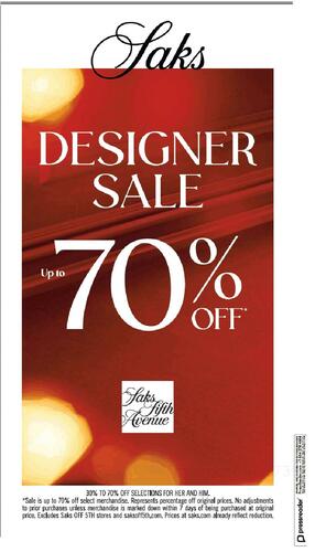 Saks Fifth Avenue | Advertising Profile | See Their Ad Spend! | MediaRadar