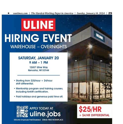 Uline | Advertising Profile | See Their Ad Spend! | MediaRadar