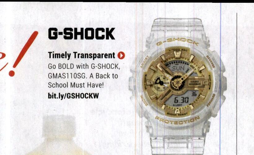 G-Shock | Advertising Profile | See Their Ad Spend! | MediaRadar